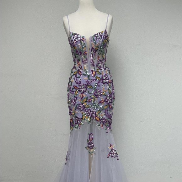 Nox | Dresses | New Long Mermaid Sleeveless Thin Strapped Dress ...